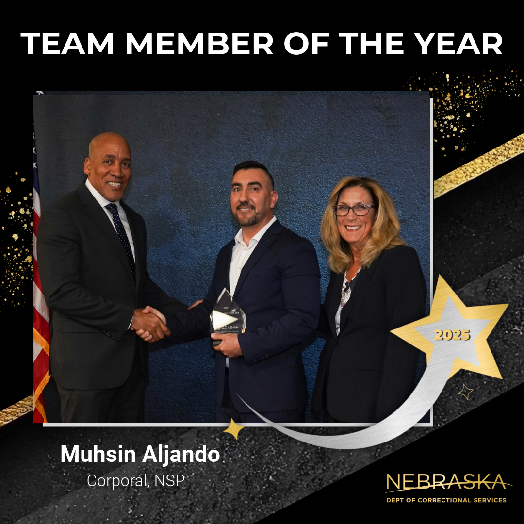 NDCS Team Members of the Year | Nebraska Department of Correctional ...
